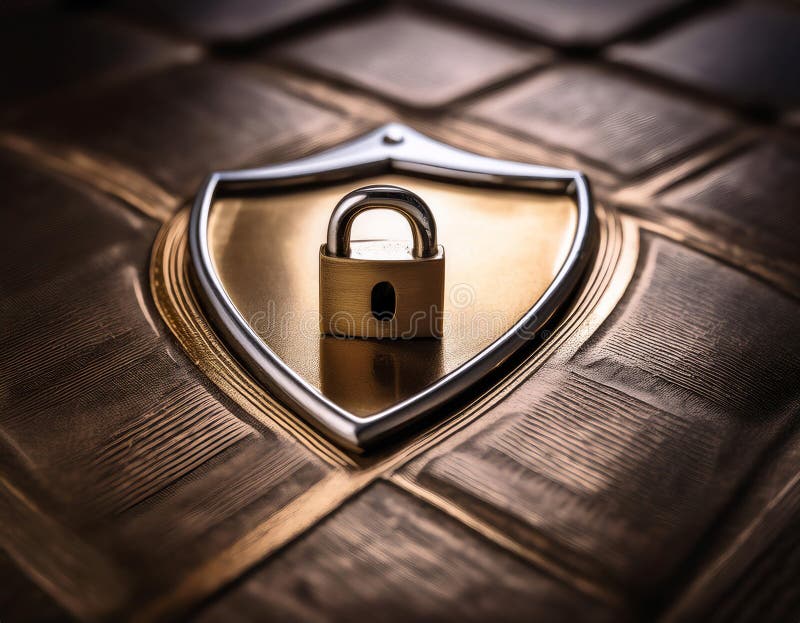 Privacy and Confidentiality, Featuring Symbols Like a Padlock, Shield ...