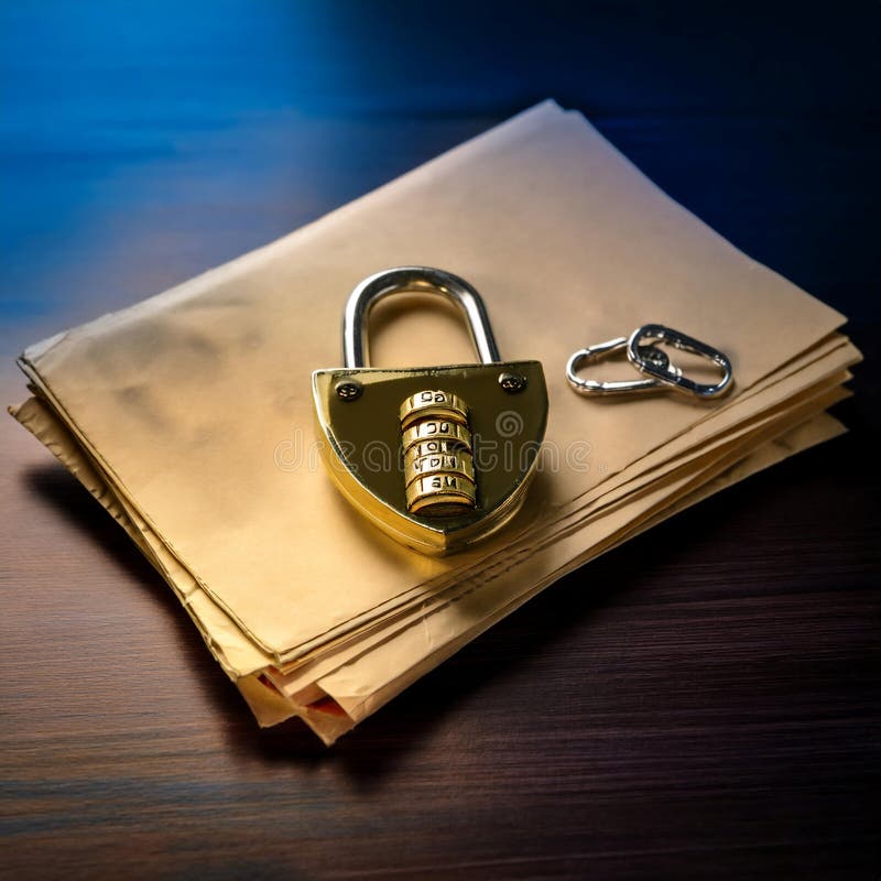 Privacy and Confidentiality, Featuring Symbols Like a Padlock, Shield, and Confidential ...