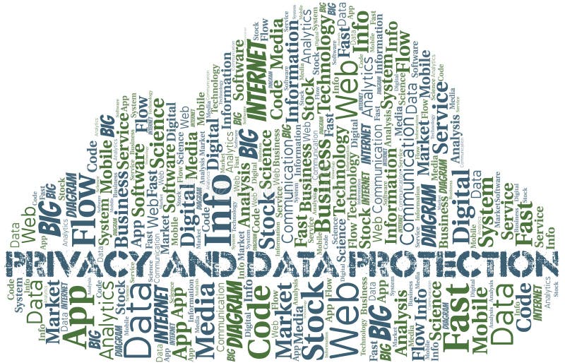 Privacy and Data Protection Vector Word Cloud, Made with Text only ...