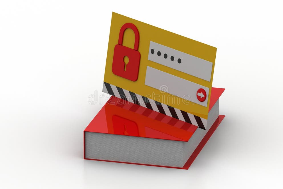 Privacy and data security stock illustration. Illustration of enclosed ...