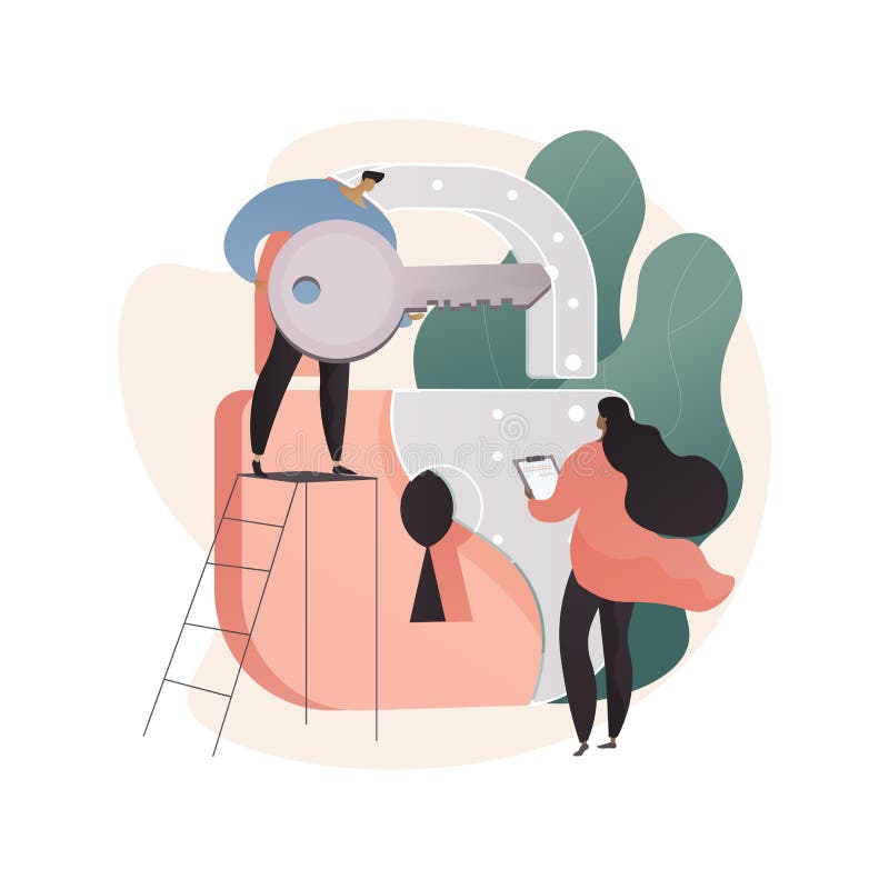 Privacy Engineering Abstract Concept Vector Illustration. Stock Vector ...