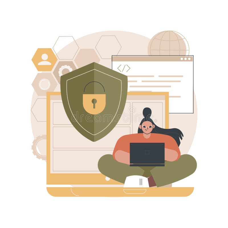 Privacy Engineering Abstract Concept Vector Illustration Stock Vector ...