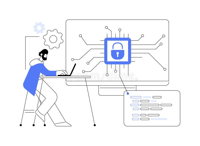 Privacy Engineering Abstract Concept Vector Illustration. Stock Vector ...