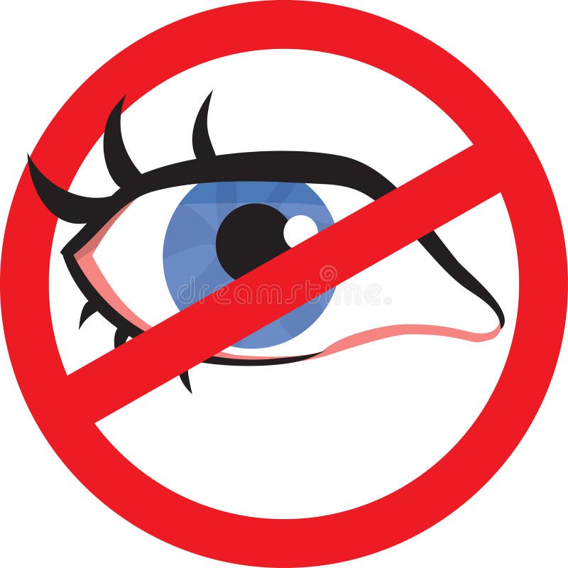 Privacy Eye Icon Vector Design Symbol Stock Illustration - Illustration ...