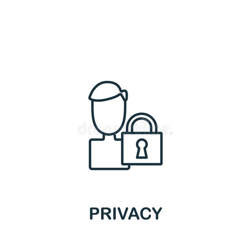 Global Secure Shield Icon from Cyber Security Collection. Simple Line ...