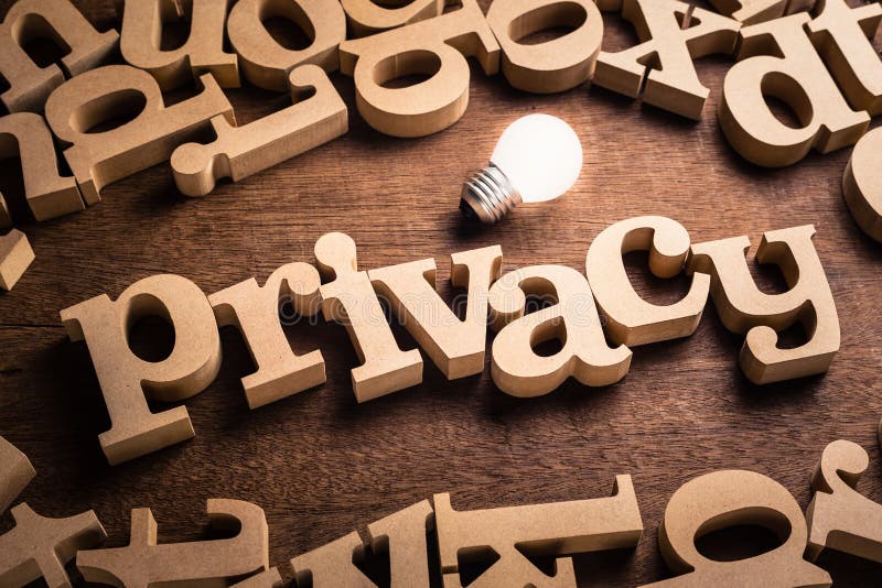 Privacy Idea Topic stock photo. Image of personal, rules - 128417398