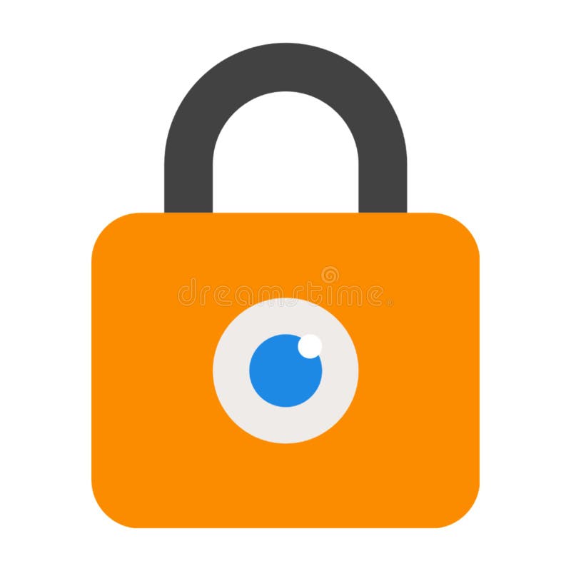 Privacy key illustration stock illustration. Illustration of network ...