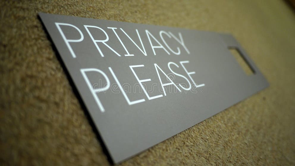 Privacy Please stock photo. Image of policy, holiday - 61101912