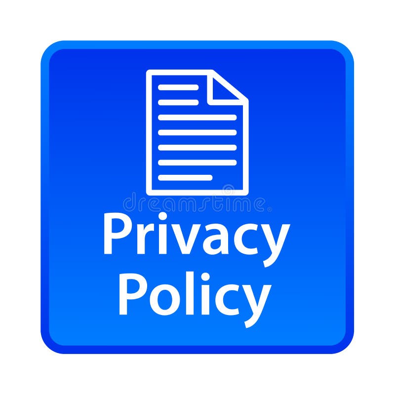 Privacy policy button stock vector. Illustration of buttons - 203721159