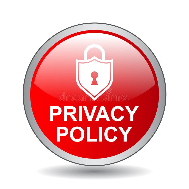 Privacy policy button stock illustration. Illustration of abstract ...
