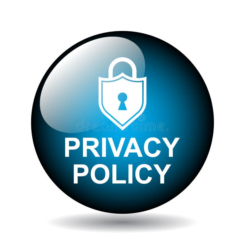 Privacy web button stock illustration. Illustration of background ...