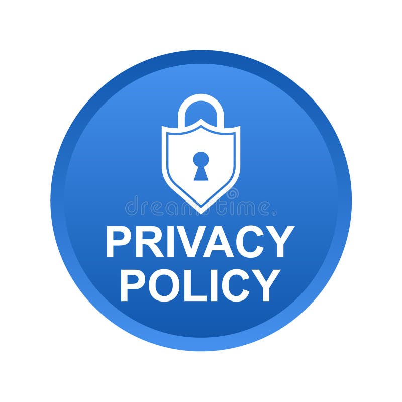 Privacy policy button stock illustration. Illustration of conditions ...