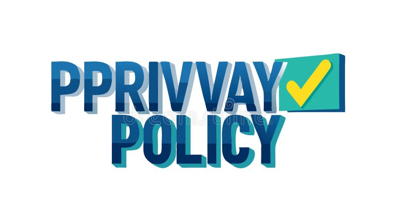 PRIVACY POLICY Checkbox Logo for Data Security, Vector Design ...