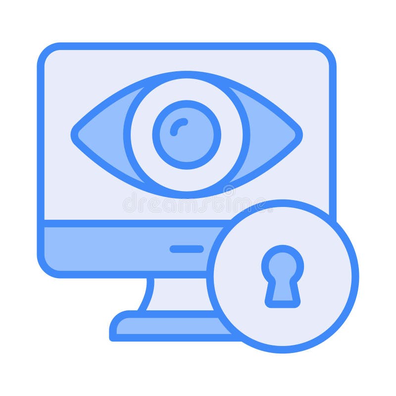 Protect Privacy, Protection and Security Vector Icons Set Cyber ...
