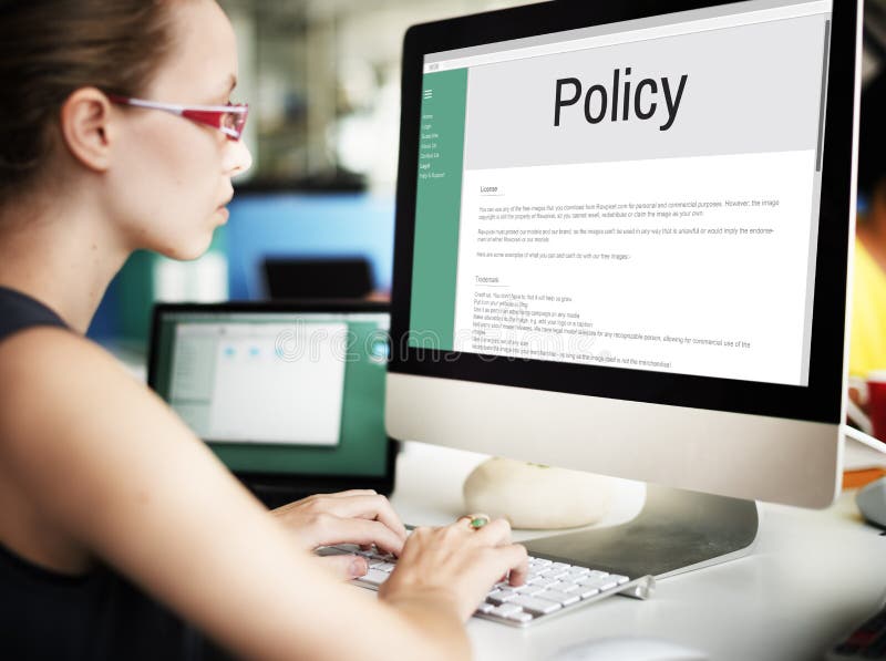 Privacy Policy Information Principle Strategy Rules Concept Stock Photo ...