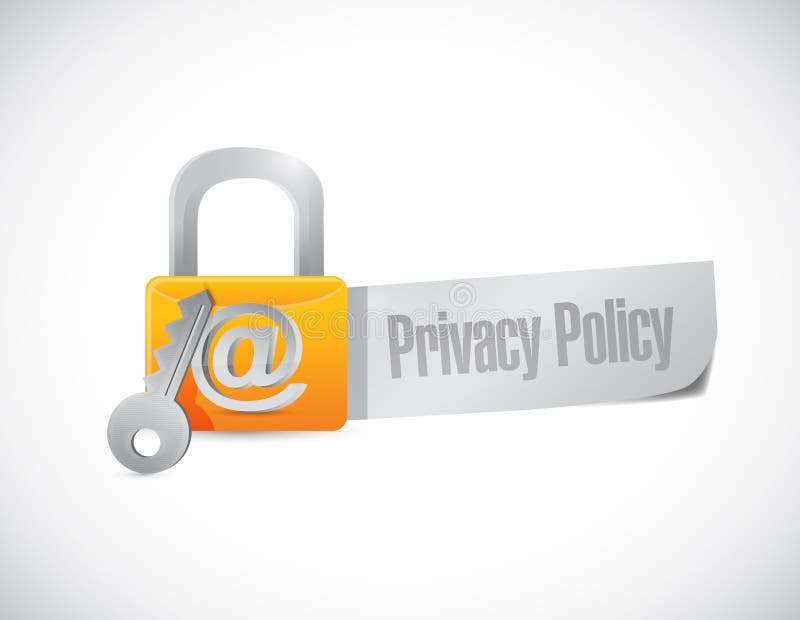 Privacy policy icon stock illustration. Illustration of message - 10325753