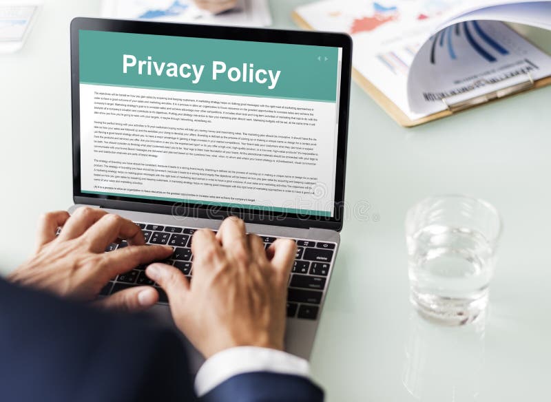 Privacy Policy Service Documents Terms of Use Concept Stock Photo ...