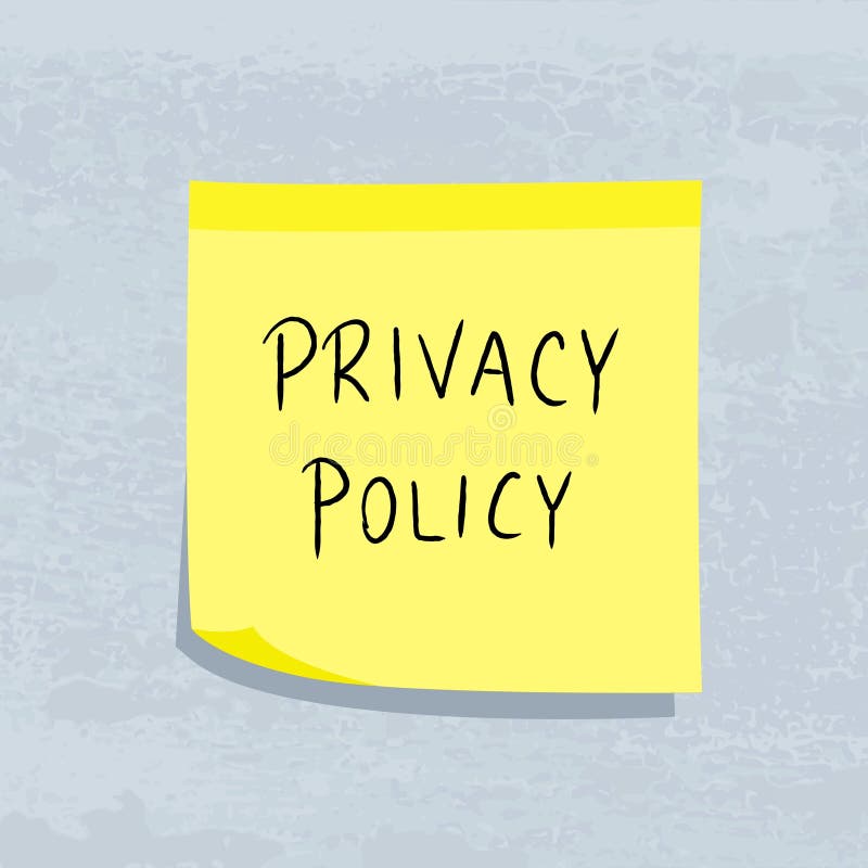 Privacy policy sign stock vector. Illustration of sign - 284662875