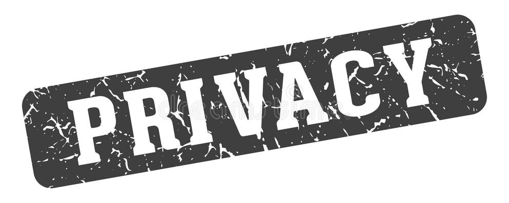 Privacy Rectangular Sign. Privacy Stamp Stock Vector - Illustration of ...