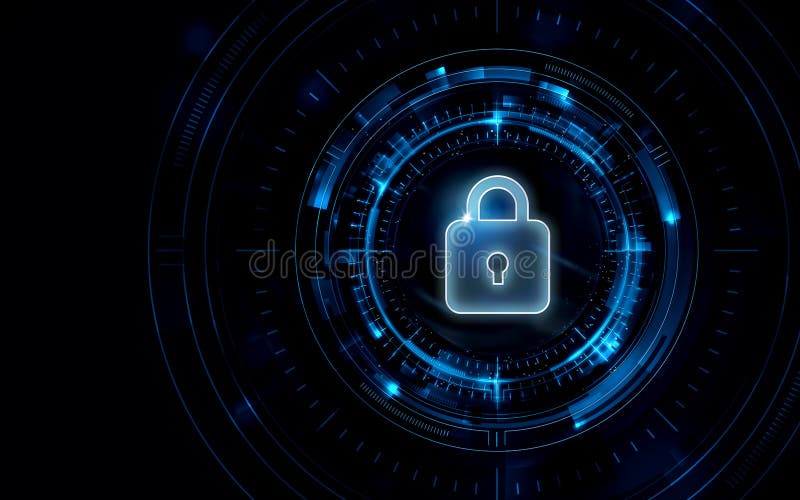 Privacy Security Password SSL Background Image Illustration Blue Stock ...
