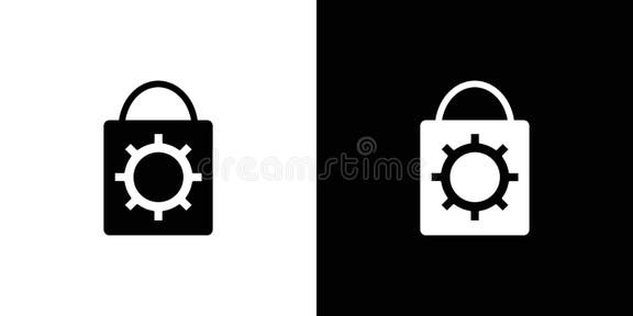 Privacy Settings Icon Set Vector Illustration Stock Vector ...