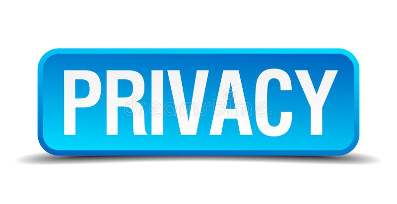 Privacy button stock vector. Illustration of graphic - 121049679