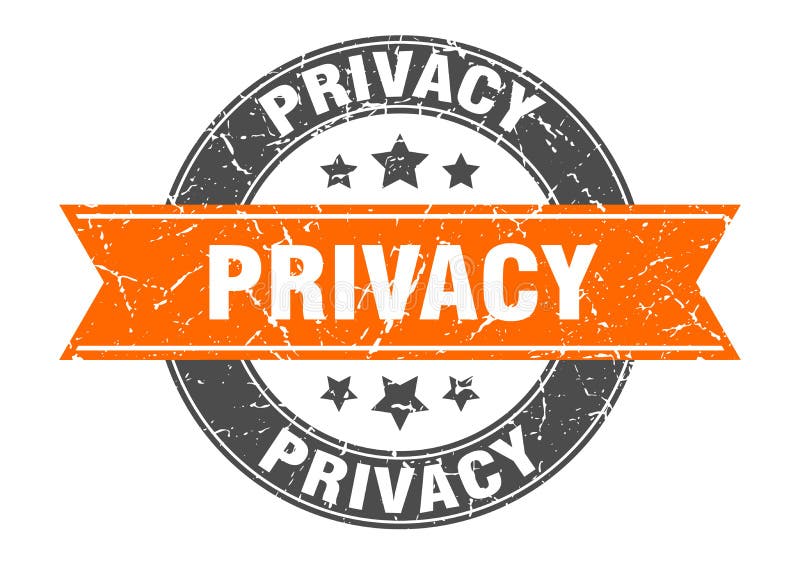 Privacy stamp stock vector. Illustration of vignette - 196581308