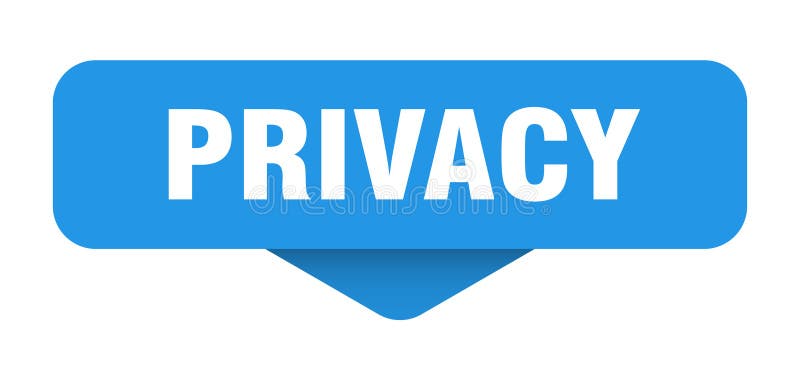 Privacy Sticker. Privacy Sign on Transparent Background Stock Vector ...