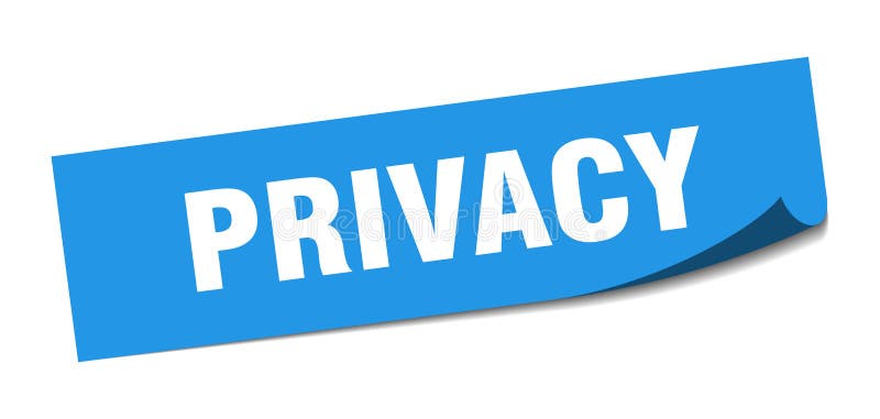 Privacy Sticker. Privacy Square Sign Stock Vector - Illustration of ...