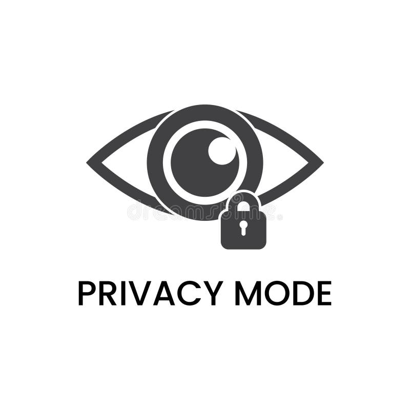 Privacy Symbol or Private Sign Vector. Privacy Symbol for Product ...