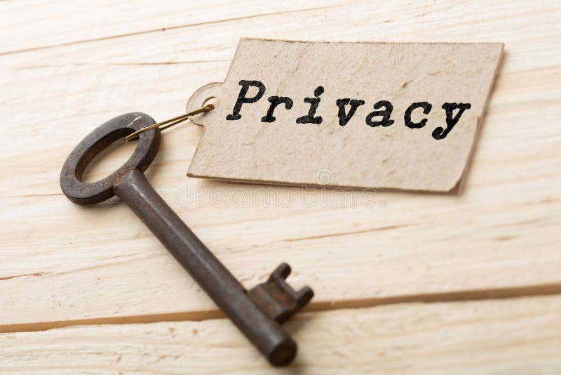 Privacy Tag on Key, Personal Data Protection Concept Stock Image ...