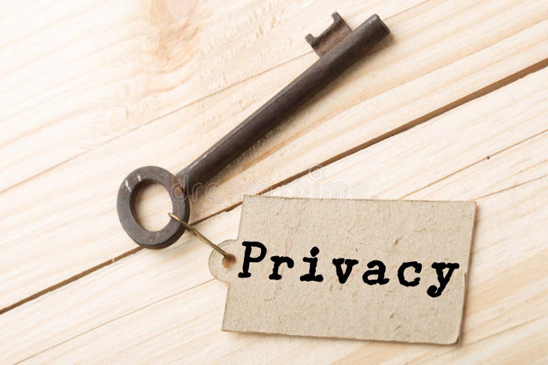 Privacy Tag on Key, Personal Data Protection Concept Stock Image ...