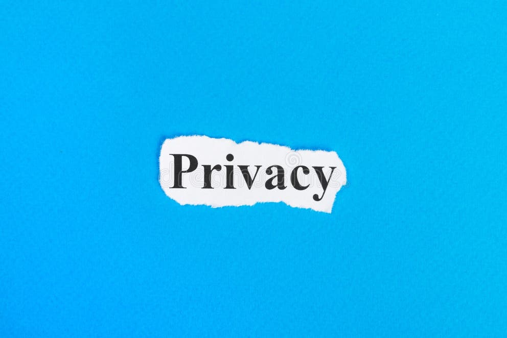 Privacy Text on Paper. Word Privacy on Torn Paper Stock Photo - Image ...
