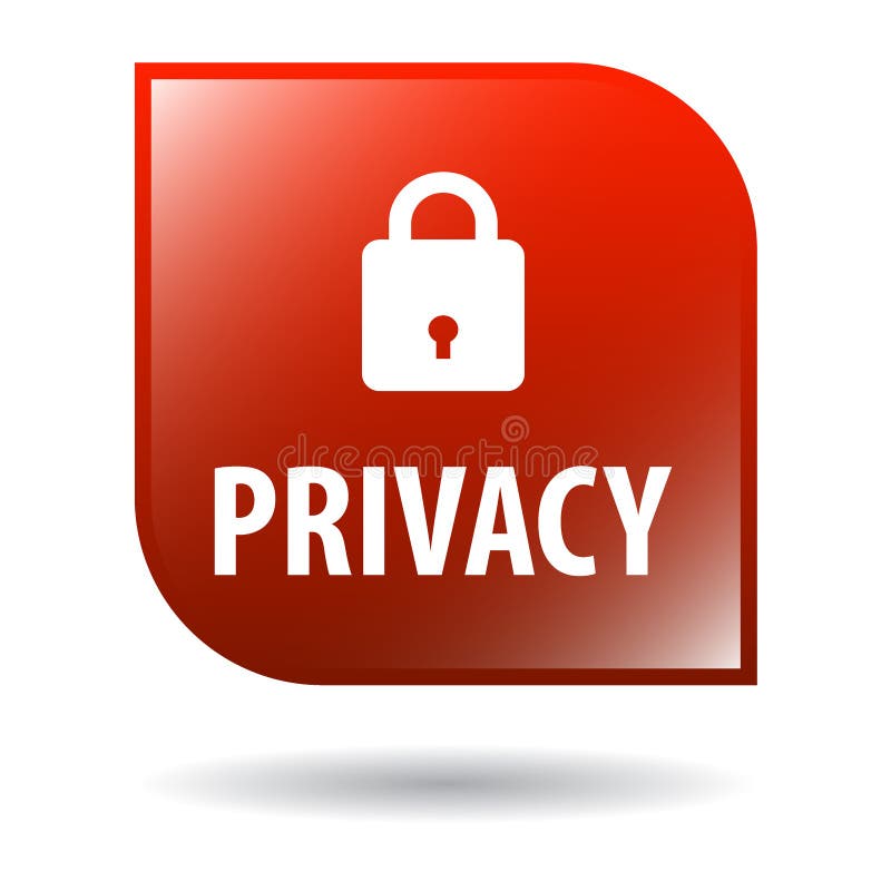 Privacy web button stock illustration. Illustration of background ...