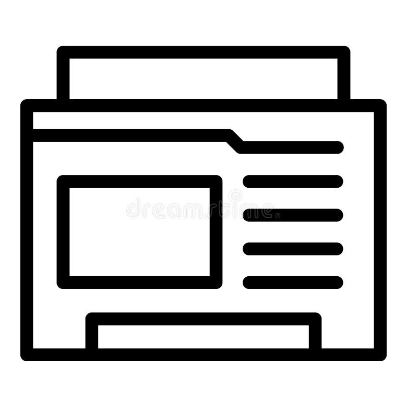 Privacy Web Window Icon Outline Vector. Safety Control Stock Vector ...