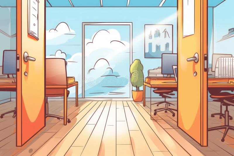 Privacy in the Workplace - Generative AI Stock Illustration ...