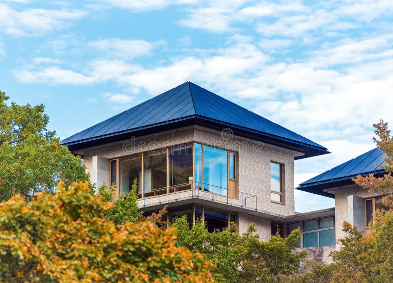 Private Building in the Mountains, Hakone, Japan. Copy Space for Text ...