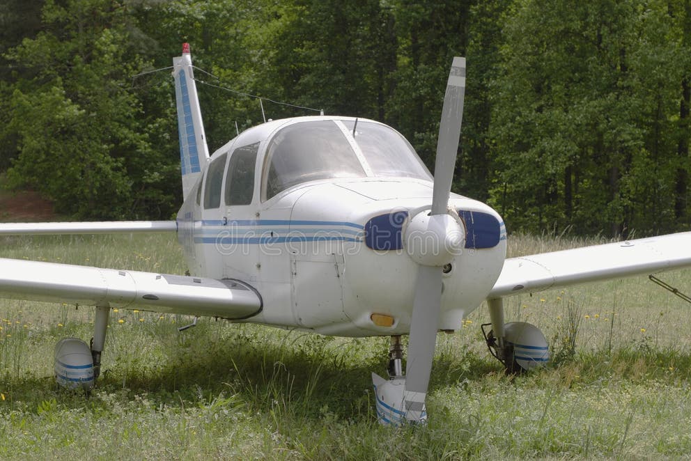Private Civil-Airplane stock photo. Image of fields, aircraft - 727362
