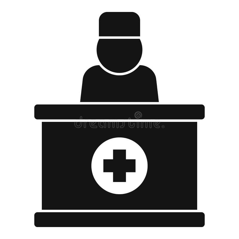Private Clinic Hospital Icons Set, Outline Style Stock Vector ...