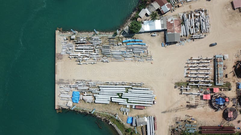 Private Company Jetty Area stock image. Image of areas - 263431317