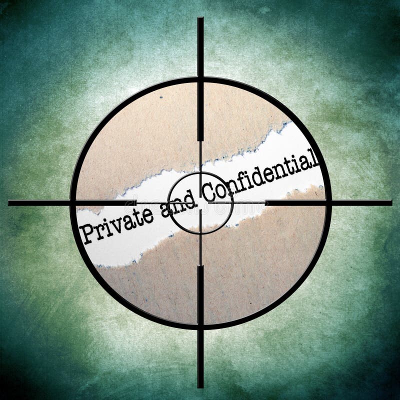 Private and confidential stock image. Image of private - 173273163
