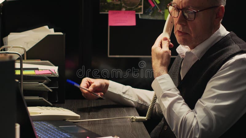 A Private Detective is Sitting in the Car, Filming. the Paparazzi Sits ...