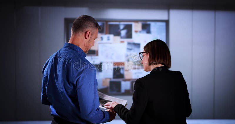 Private Detectives Searching Crime Investigation Stock Photo - Image of ...