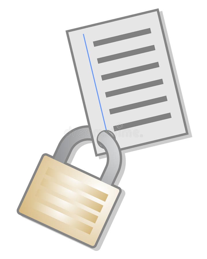 Private document symbol stock vector. Illustration of symbol - 62987893