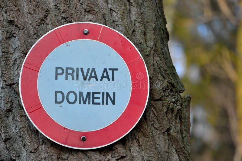 Private domain sign stock photo. Image of outdoors, white - 50180574