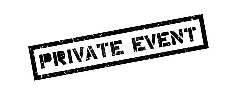 Private event rubber stamp stock illustration. Illustration of ...