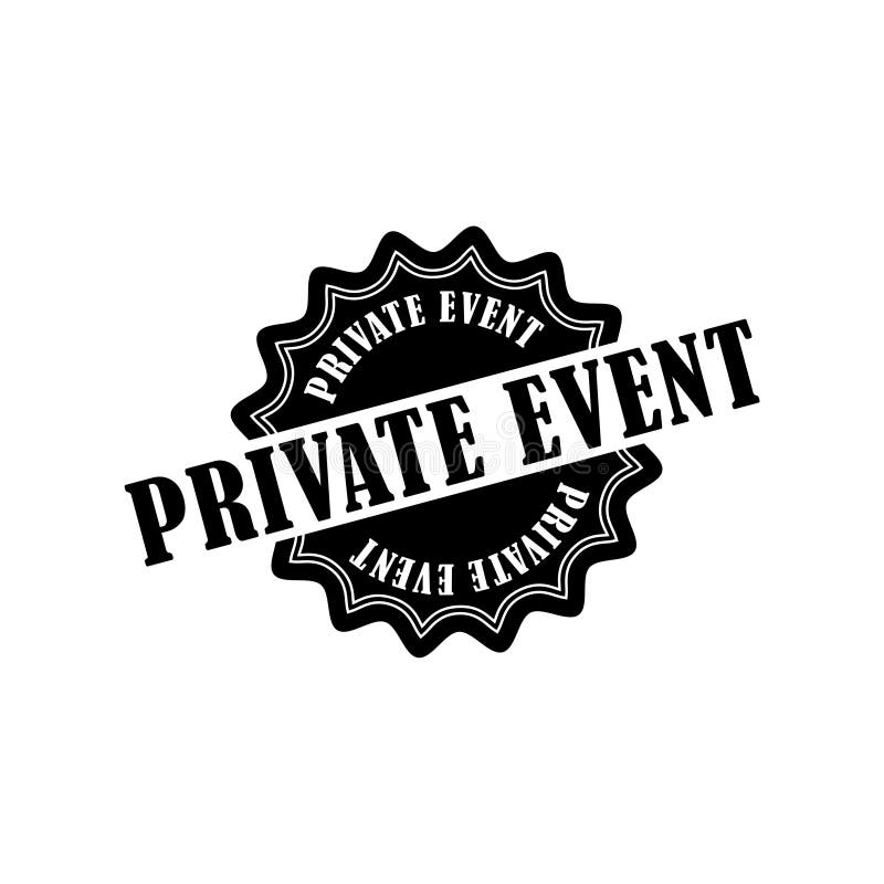 Private Event Sign Stock Illustrations – 1,090 Private Event Sign Stock ...