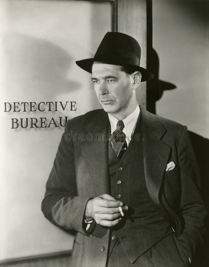 Private eye stock image. Image of fashioned, adult, deep - 52034705