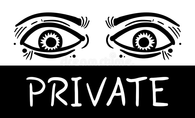 Private eye spy stock vector. Illustration of visual - 22936250