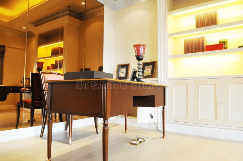 Study stock photo. Image of finish, office, gold, drawer - 11953686